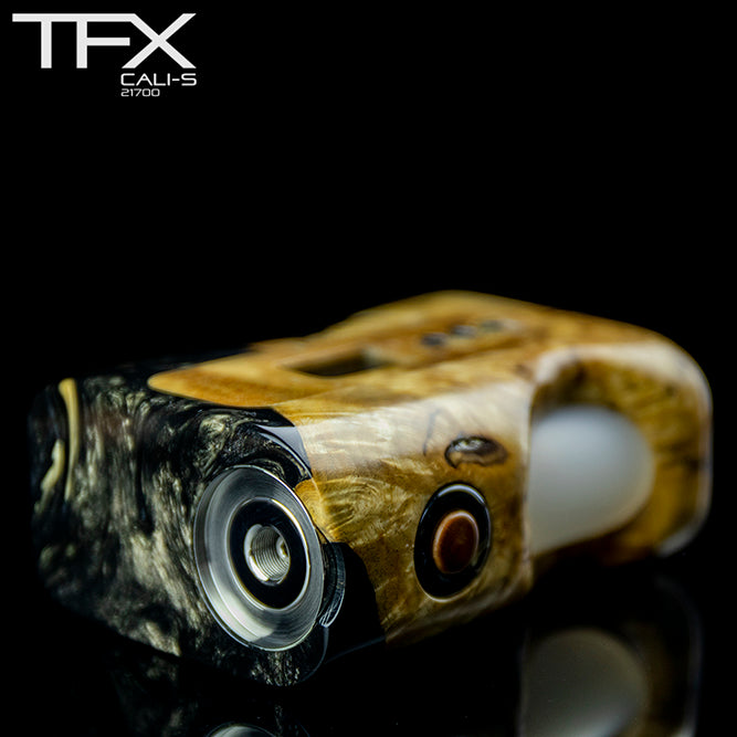 TFX CALI-S | 21700 DNA75C Regulated Squonk Mod | TurnWoodFX