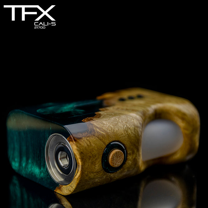 TFX CALI-S | 21700 DNA75C Regulated Squonk Mod | TurnWoodFX